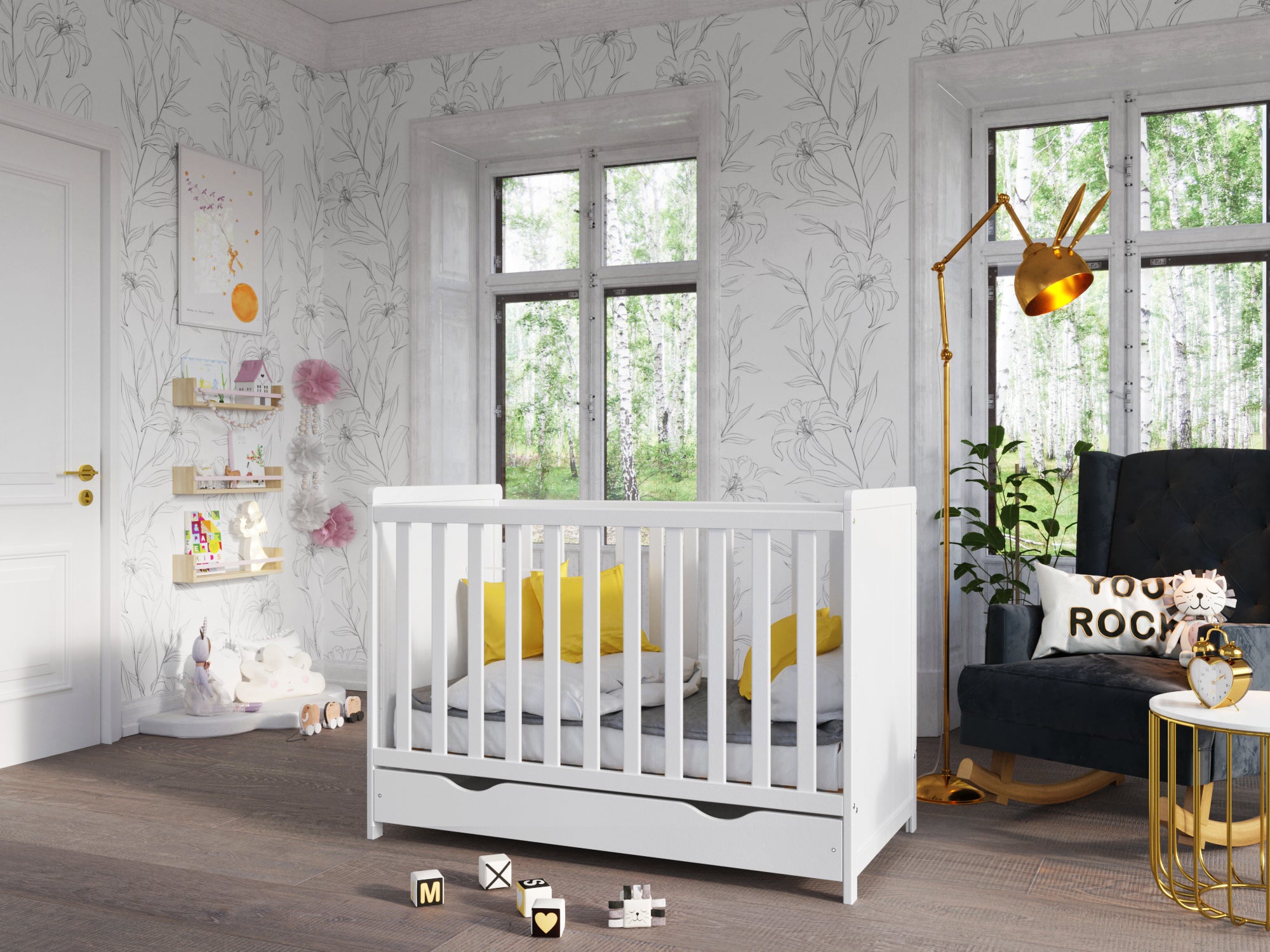 Matilda | Cot Bed 120x60cm with drawer – Love For Sleep